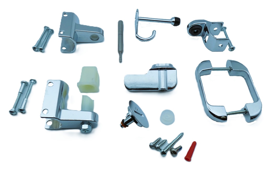 Accurate Partitions 40-8511515 ADA Partition Door Kit | Chrome ...